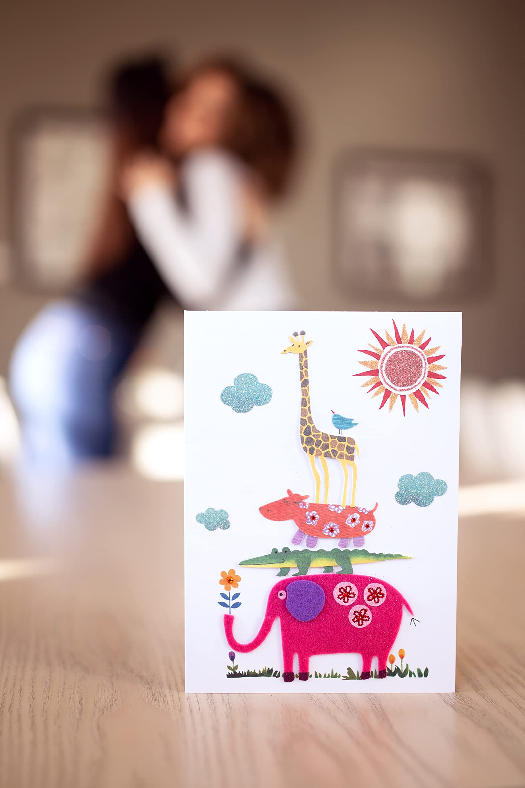 Papyrus Baby Shower Cards, Animals (2-Count)