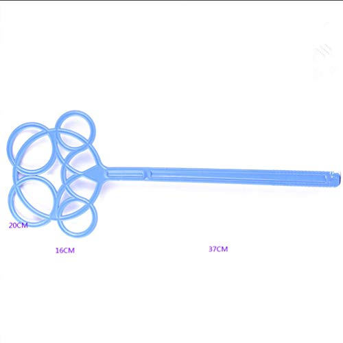 BESPORTBLE 2pcs Carpet and Rug Beater Plastic Dust Beater Quilt Dust Cleaning Tool with Long Handle for Home Hotel (Random Color)