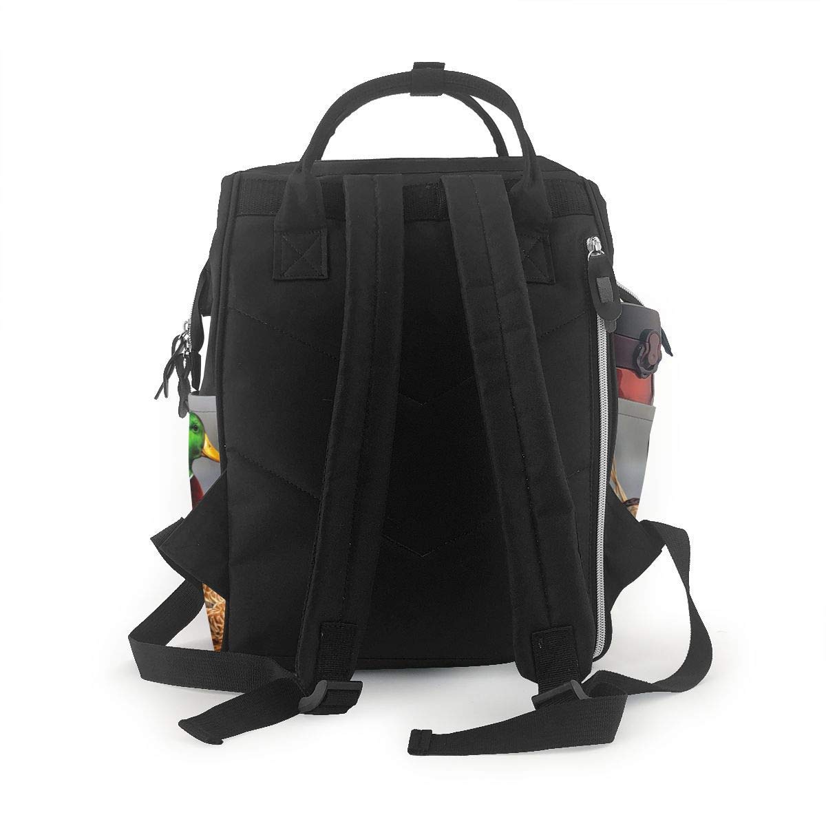 GREATN Mallard Duck Art Diaper Bag Backpack Multi Function Nappy Bag Large Capacity Mommy Backpack Organizer for Baby Care Baby Bag for Mom and Dad, multi-, OneSize