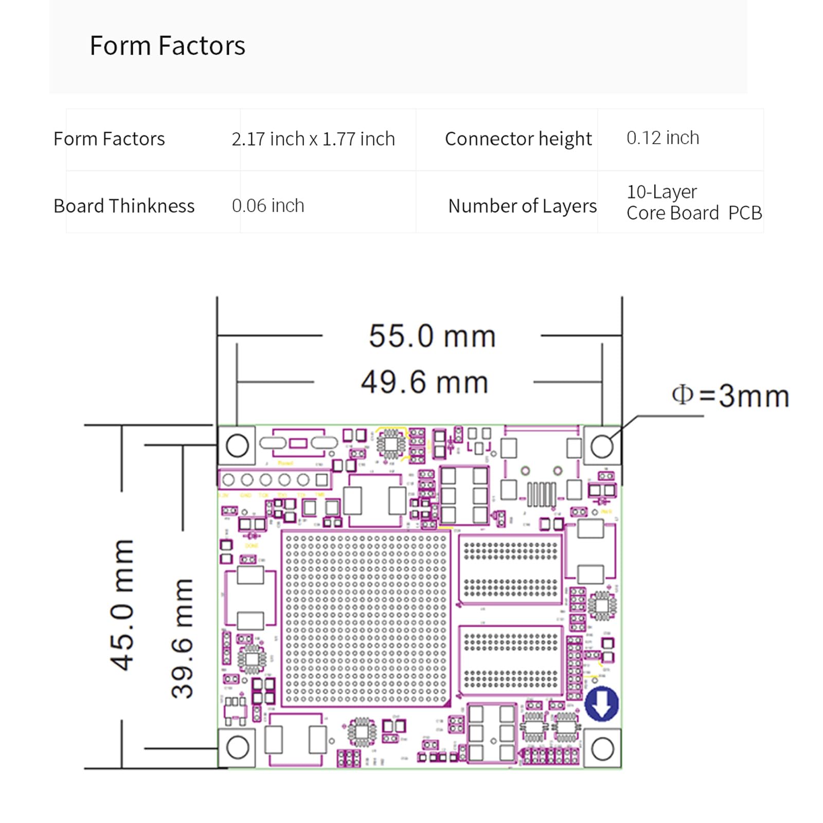 ALINX AC7100B AC7200 FPGA SoM with AMD Artix 7 XC7A100T XC7A200T 1GB DDR3 SDRAM 16 MB QSPI FPGA Core Board System on Module EMC ROHS Testing CE Certification Industrial Grade