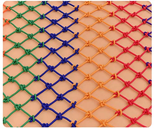MAGFYLY Banister Guard net Child Safety nets, Rope Thickness 6mm, 5cm mesh, Playground Play net Children's Stairs Anti-Fall net Isolation net Garden Plant Fence Cargo Network (Size : 33M)