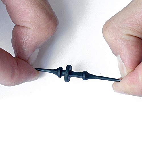 32 PCS Rubber Anti Vibration Mount Screw Pin Rivet for PC Case Fans Anti Vibration - (Size: Other/Other/Black) SCRW-104472