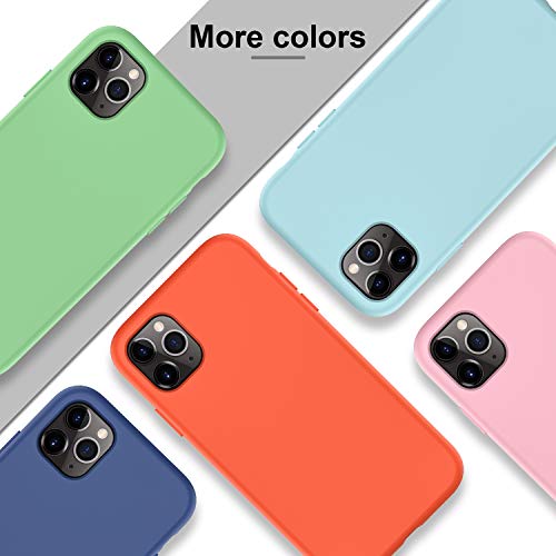 DEENAKIN iPhone 11 Pro Max Case with Screen Protector,Soft Flexible Silicone Gel Rubber Bumper Cover,Slim Fit Shockproof Protective Phone Case for iPhone 11 Pro Max 6.5" Light Brown