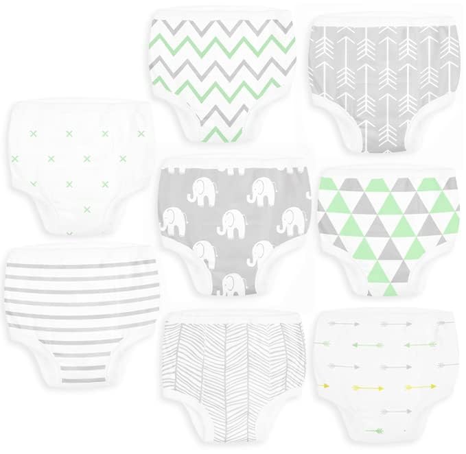 BaeBae Goods GGT Baby Training Underwear Boys & Girls (2T), Absorbent Toddler Training Pants Unisex Green