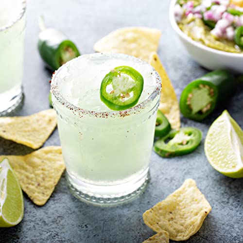 Taco Tuesday 56-Oz. Margarita & Slush Maker, Shave, Blend, and Shave-Blend Settings, Water Drip Reservoir and Cord Storage Included, White/Lime Green