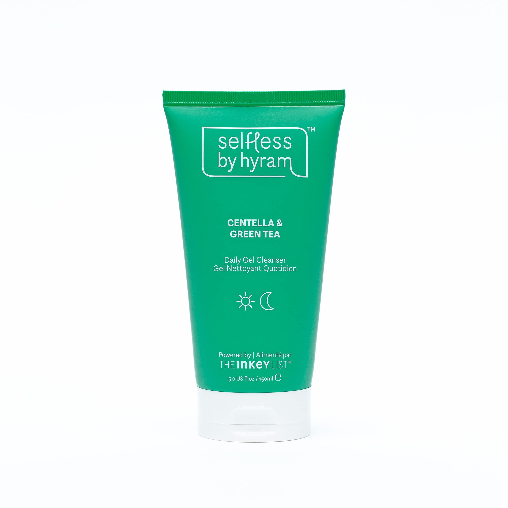 Selfless by Hyram Centella & Green Tea Hydrating Gel Cleanser. Gentle, Hydrating Daily face Cleanser with Antioxidants that Removes Makeup. For All Skin Types (5 fl oz)