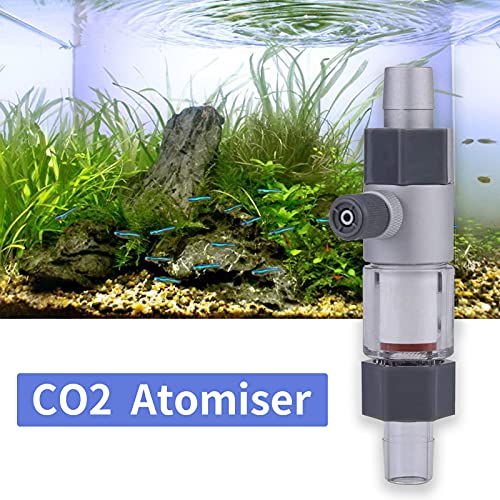 Terizger CO2 Diffuser,Carbon Dioxide Atomiser Bubble Counter Aquarium Inline CO2 Atomizer for Planted Aquarium,Aquarium Diffuser(16/22 mm)