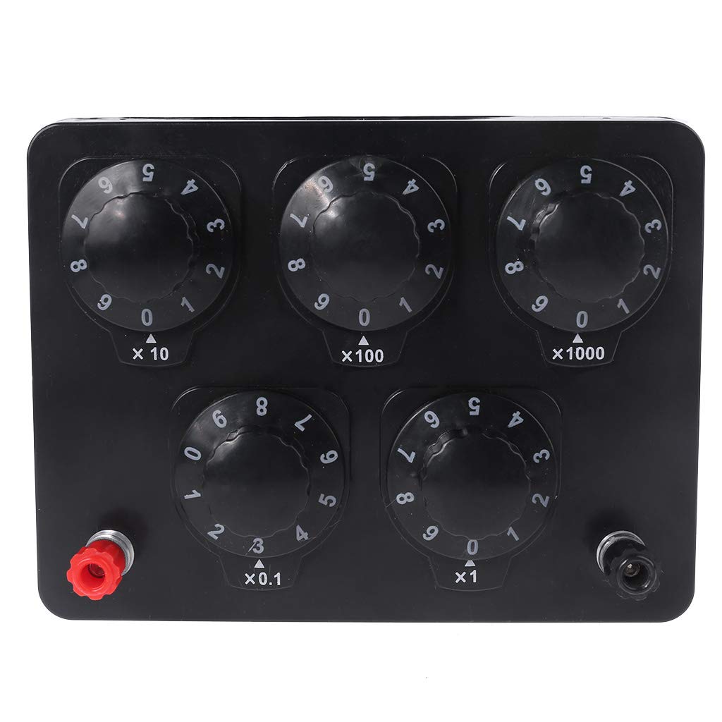 BANGNA 0-9999.9 Ohm Variable Resistance Box Decade Resistor Experimental Equipment for Physical School Teaching