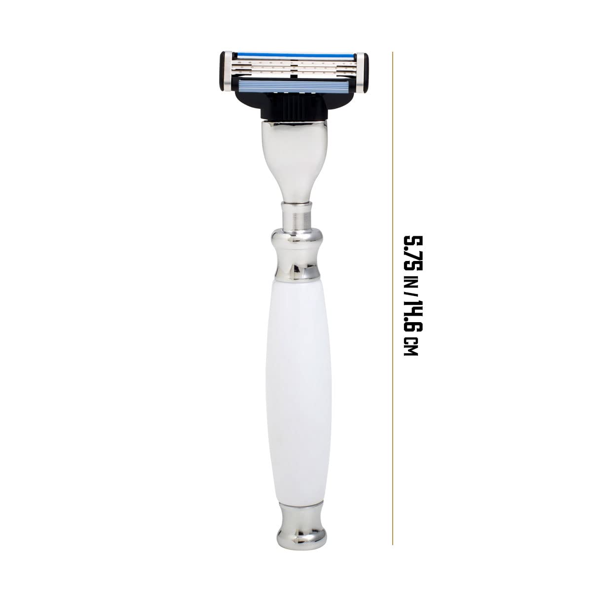 Union Razors SS2RZ Razor with White Wood Handle
