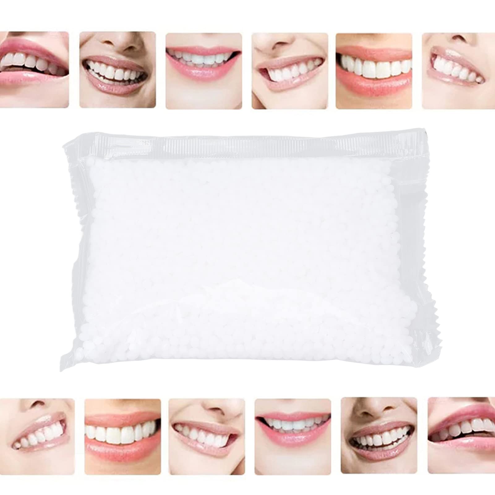 100g Moldable Thermal Fitting Bead, Temporary Tooth Filling Repair Accessory for Halloween Party Teeth Replacement Kit Restoration