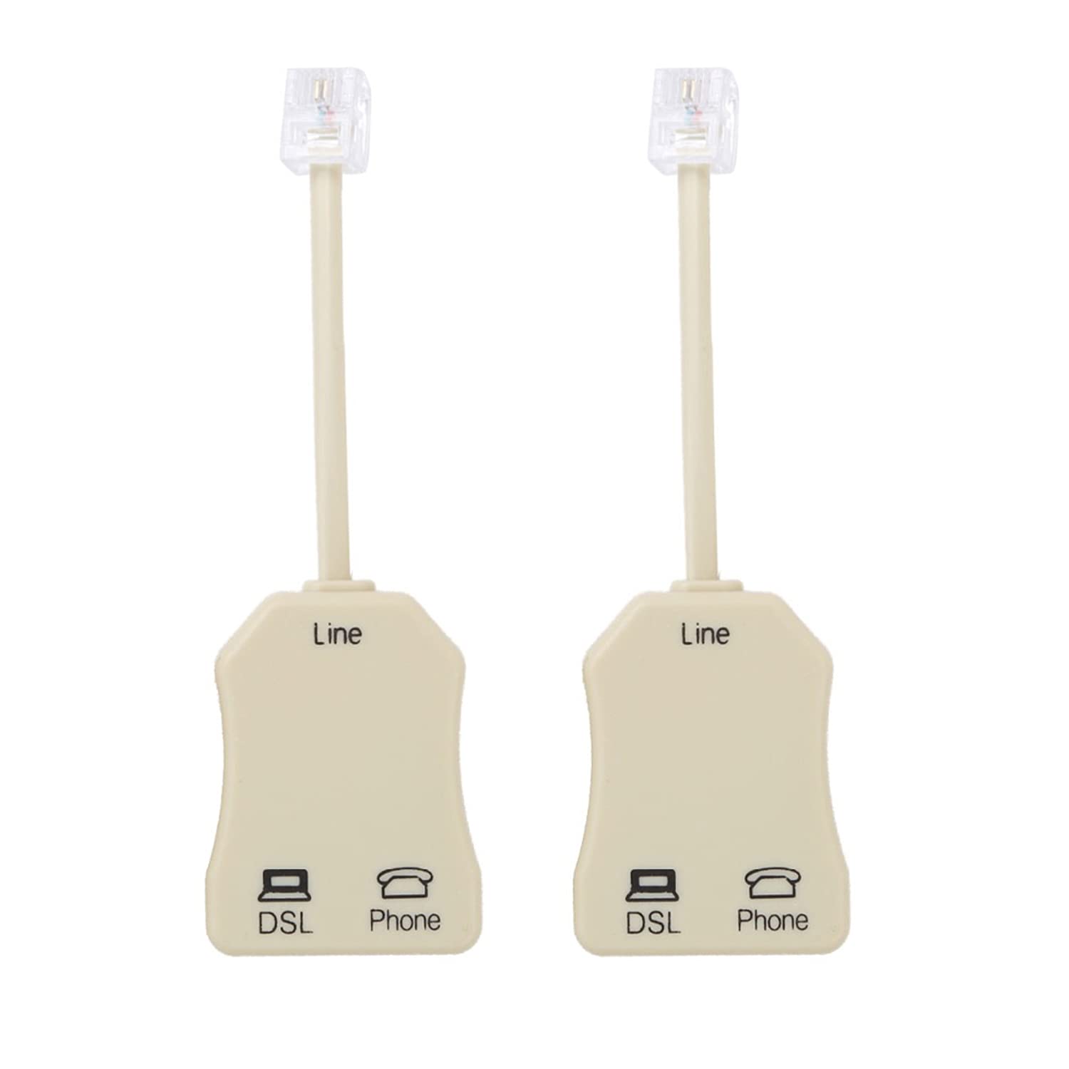 in-line DSL Splitter Filter for Removing Noise and Other Problems from DSL Related Telephone Lines