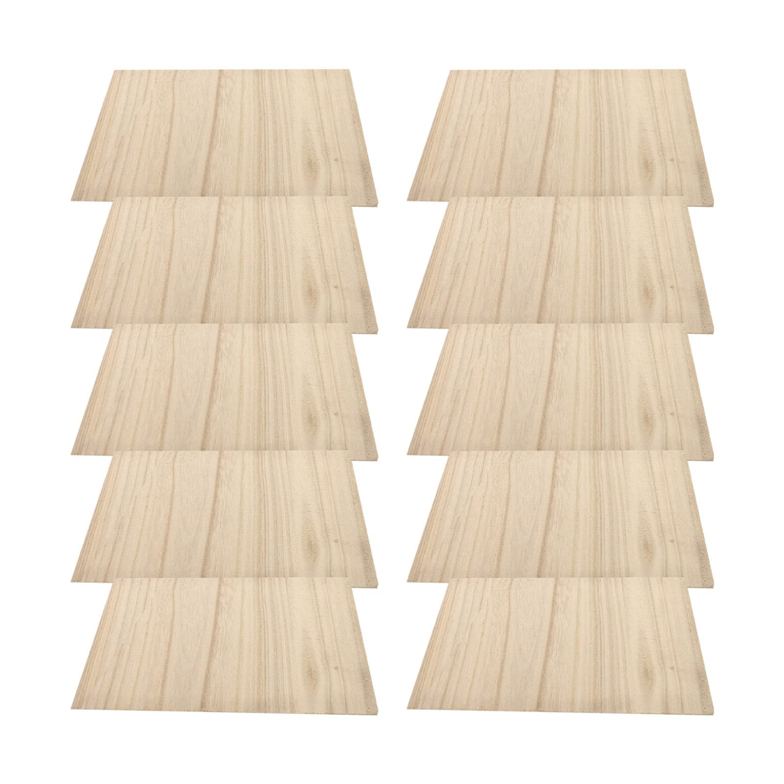 10pcs Taekwondo Breaking Board Rebreakable Kick Boards Performing Wooden Taekwondo Punching Boards Training Accessory for Kids Adult (0.3cm)