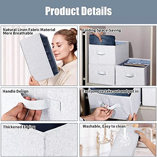 2 Pack Drawer Organizers for Clothing , Clothes Organizer w/ Underwear Organizer , Clothes Organizer for Folded Clothes w/ Space Saving Hangers , Non-Woven Clothing Organizer, Drawer Organizer Clothes