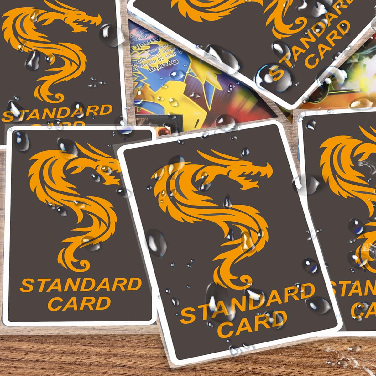 100PS Soft Clear Card Team Bag Protectors Sleeves for Card Game,Top Loader Fit for Magic Cards and Premium Cards and MTG,Baseball Card Sleeves