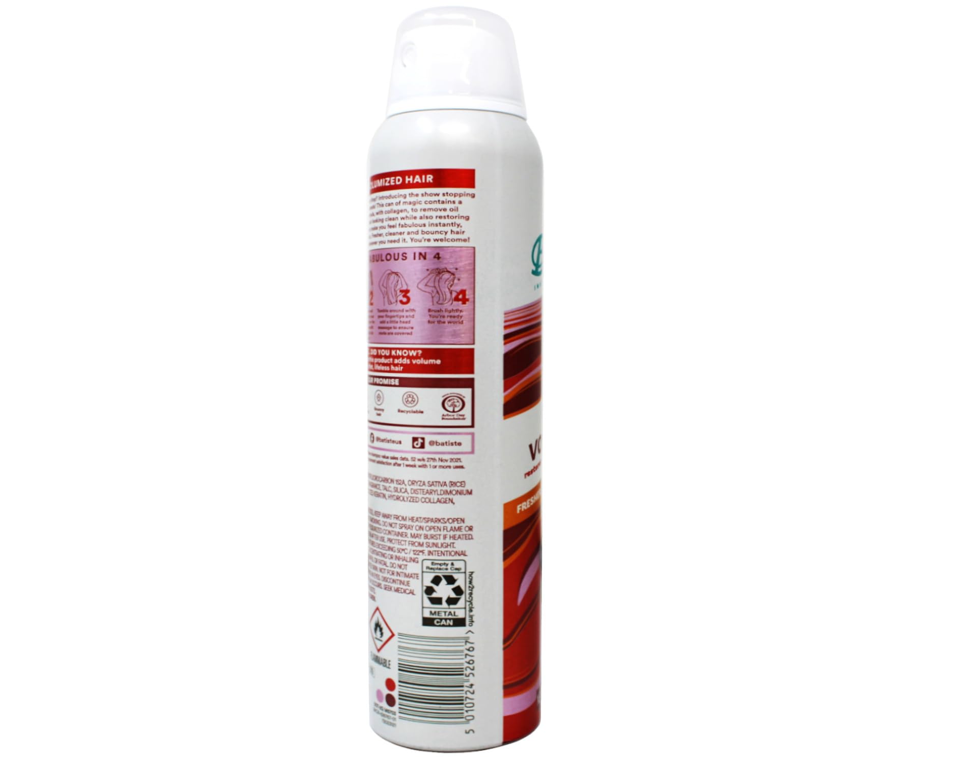 Batiste Dry Shampoo, Volumizing, 3.81 oz