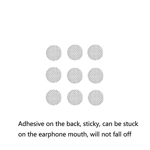 Earbuds Filters Earphone Filter Mesh Compatible for Raycon E55 E25,Skullcandy Indy,Sennheiser ie800 IE40 PRO,Bang & Olufsen Beoplay h5 E8,Samsung Gear IconX,Sony wI-C400,JBL T280A 4mm Silver