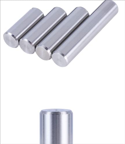 100 Pieces 304 Stainless Steel Cylindrical locating Dowel pin,Diameter 2.5mm; Total Length 14mm.
