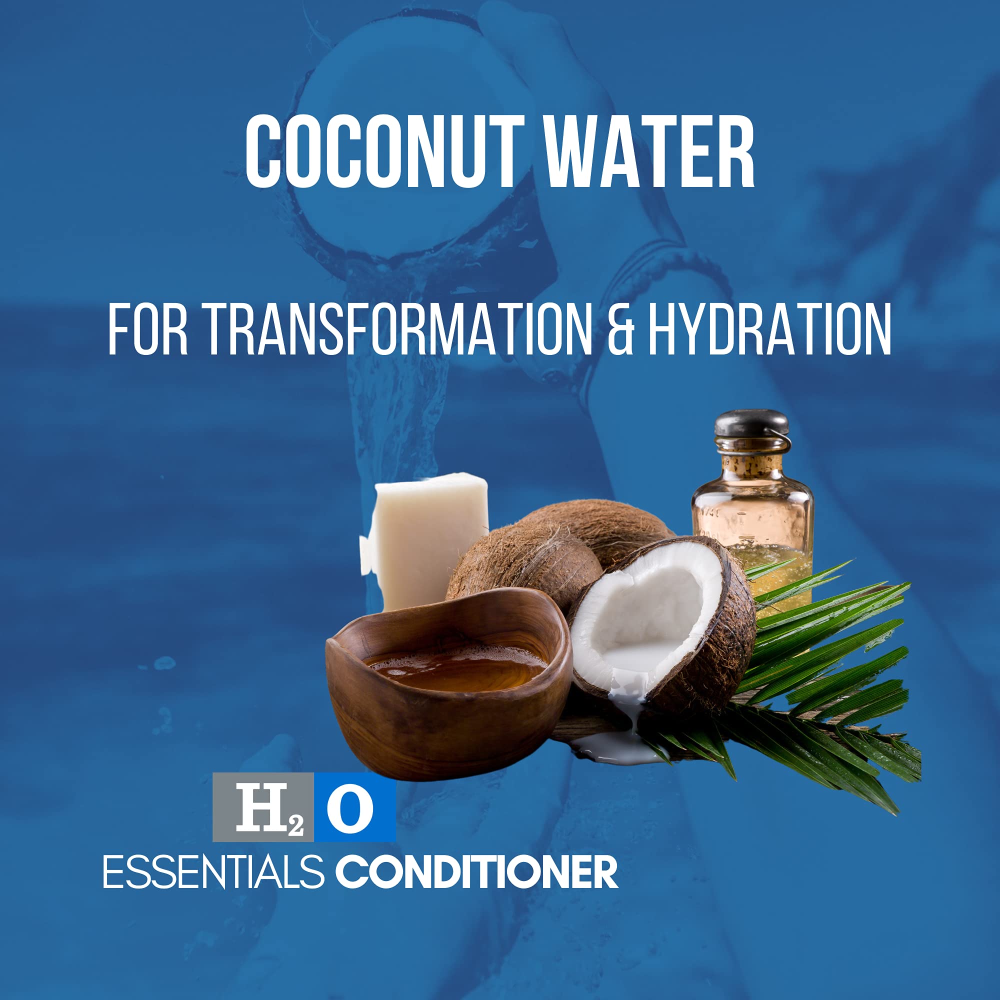 Pure Paws H2O Essentials Conditioner | Extreme Coconut Moisturizing Hydration for A Strong & Healthy Coat | 8oz