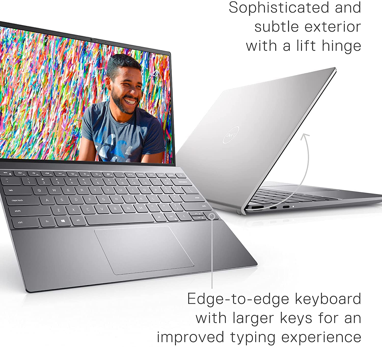 2022 Newest Dell Inspiron 5310 13.3" 16:10 FHD+ Laptop, Intel Core i5-11320H EVO, 16GB LPDDR4x RAM, 512GB PCIe SSD, Webcam, HDMI, Wi-Fi 6, ThunderBolt 4, Backlit KB, FP Reader, Windows 10 Home, Silver