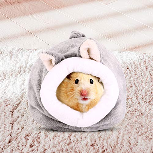 balacoo Hamster Winter Warm Bed House Hideout Small Animals Sleeping Cave Cotton Nest for Rat,Dwarf Hamster,Syrian Hamster