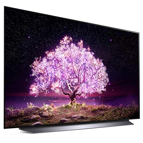LG OLED55C1PUB 55 Inch 4K Smart OLED TV with AI ThinQ Bundle with Deco Home 60W 2.0 Channel Soundbar, 37-70 inch TV Wall Mount Bracket Bundle and 6-Outlet Surge Adapter