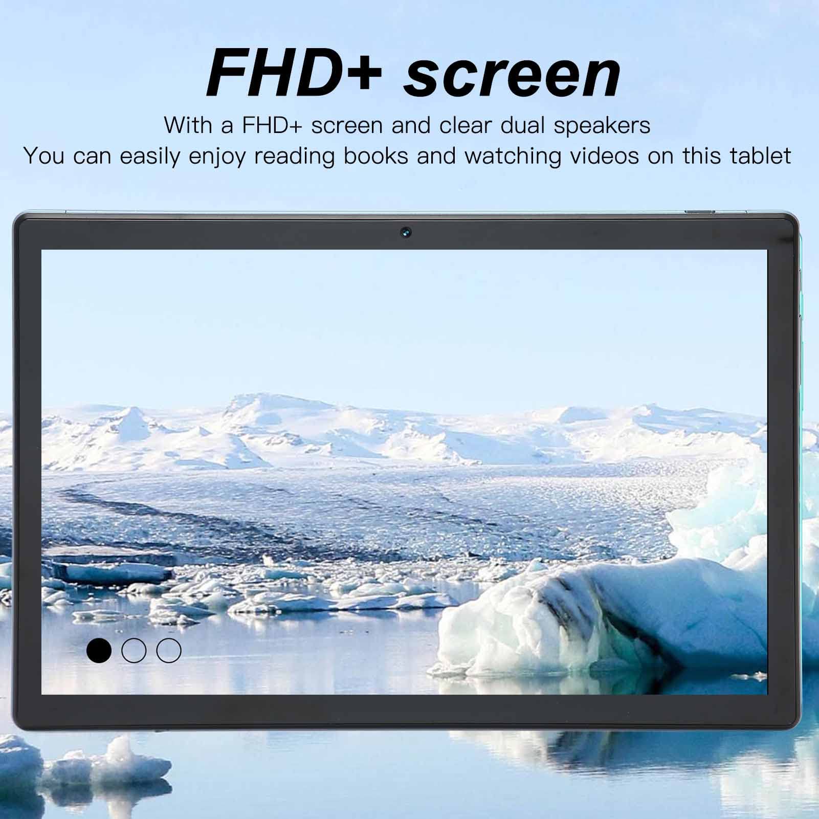 10.1 Inch Tablet, 4G Calling Tablet, Fast Charging Tablet, 1960x1080 FHD Large Screen, 6GB RAM 128GB ROM, Android 10.0 System, 5000mAh, Bluetooth 5.0, 5G WiFi (Blue)