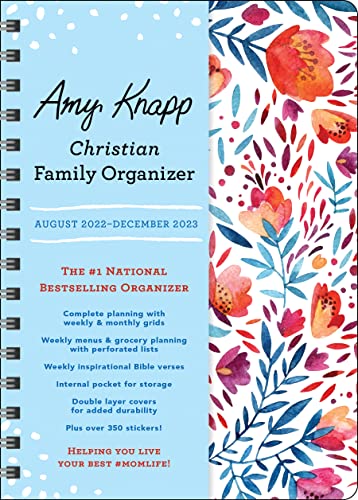 2023 Amy Knapp's Christian Family Organizer: The #1 National Bestseller! 17-Month Weekly Faith Mom Planner(Thru Dec 2023)