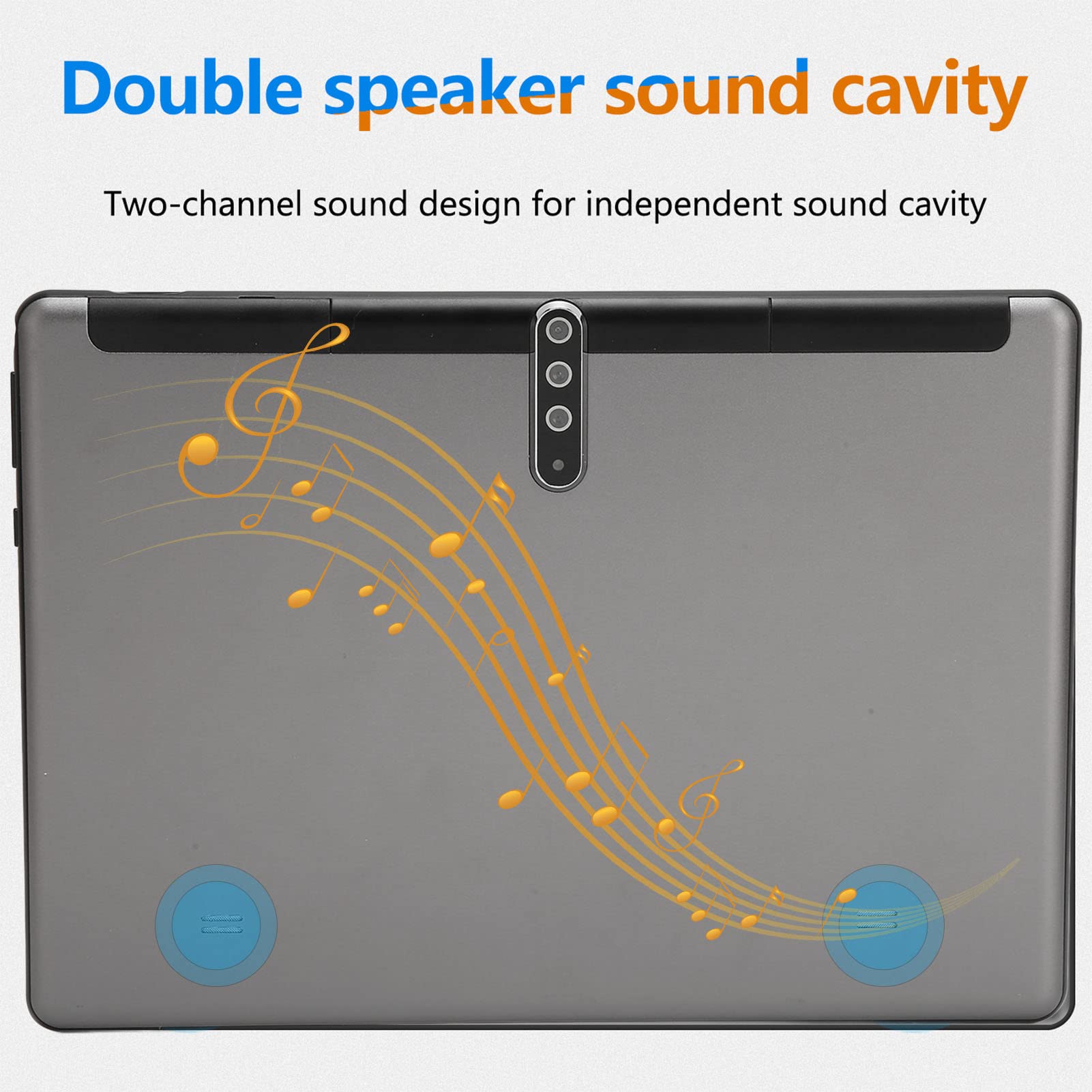 10.1 Inch IPS Display Tablet, 64GB Internal Storage, 10 Core CPU Processor 4GB RAM and 64GB Internal Storage, 2.4G/5G WiFi and 5.0BT Connection Suitable for Children to Read, Browse(USA)