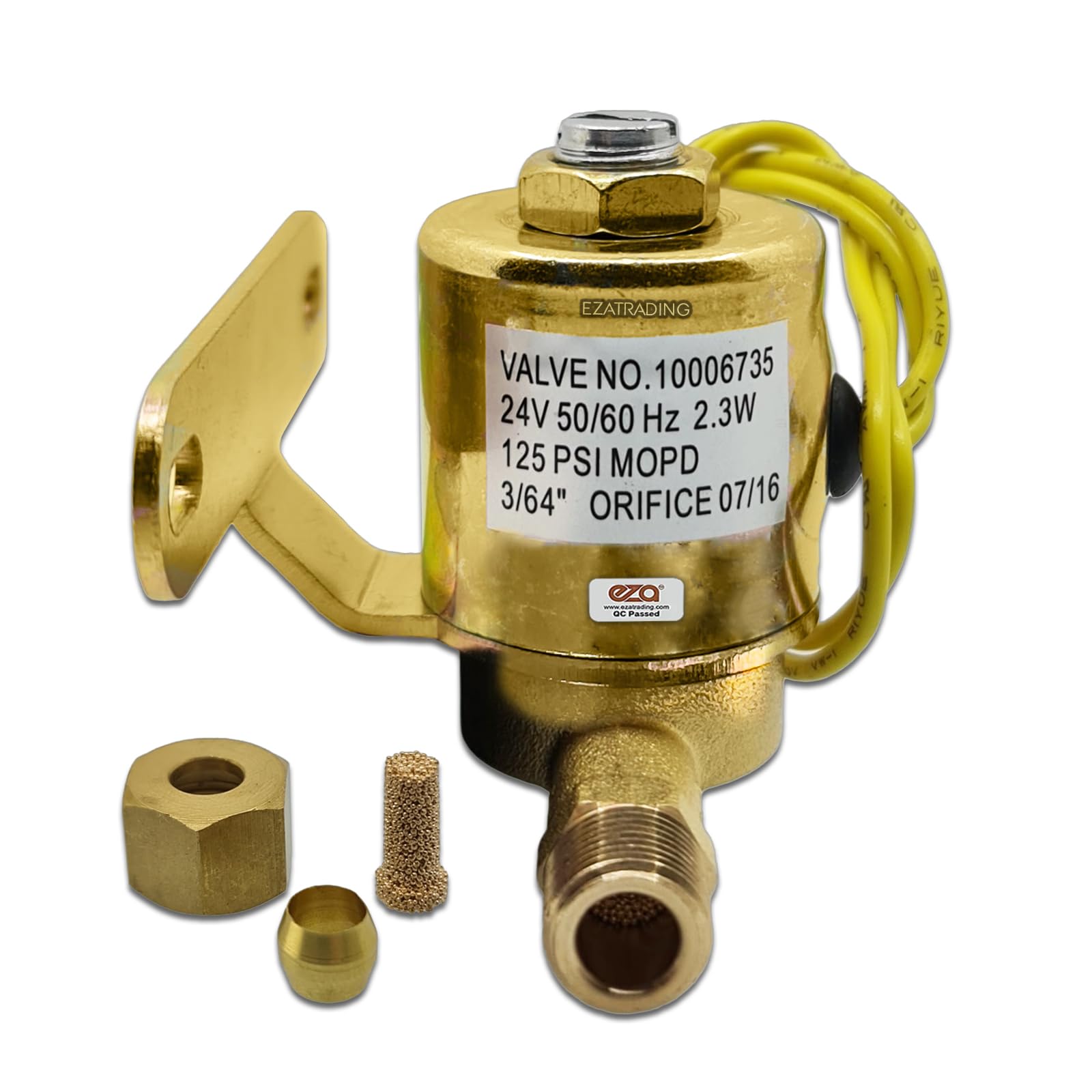 4040 Humidifier Solenoid Valve 10006735 for Aprilaire 400, 500, 600 and 700 series Whole House Humidifier 24V, 3/64âł ORIFICE 07/16-1 Year Warranty