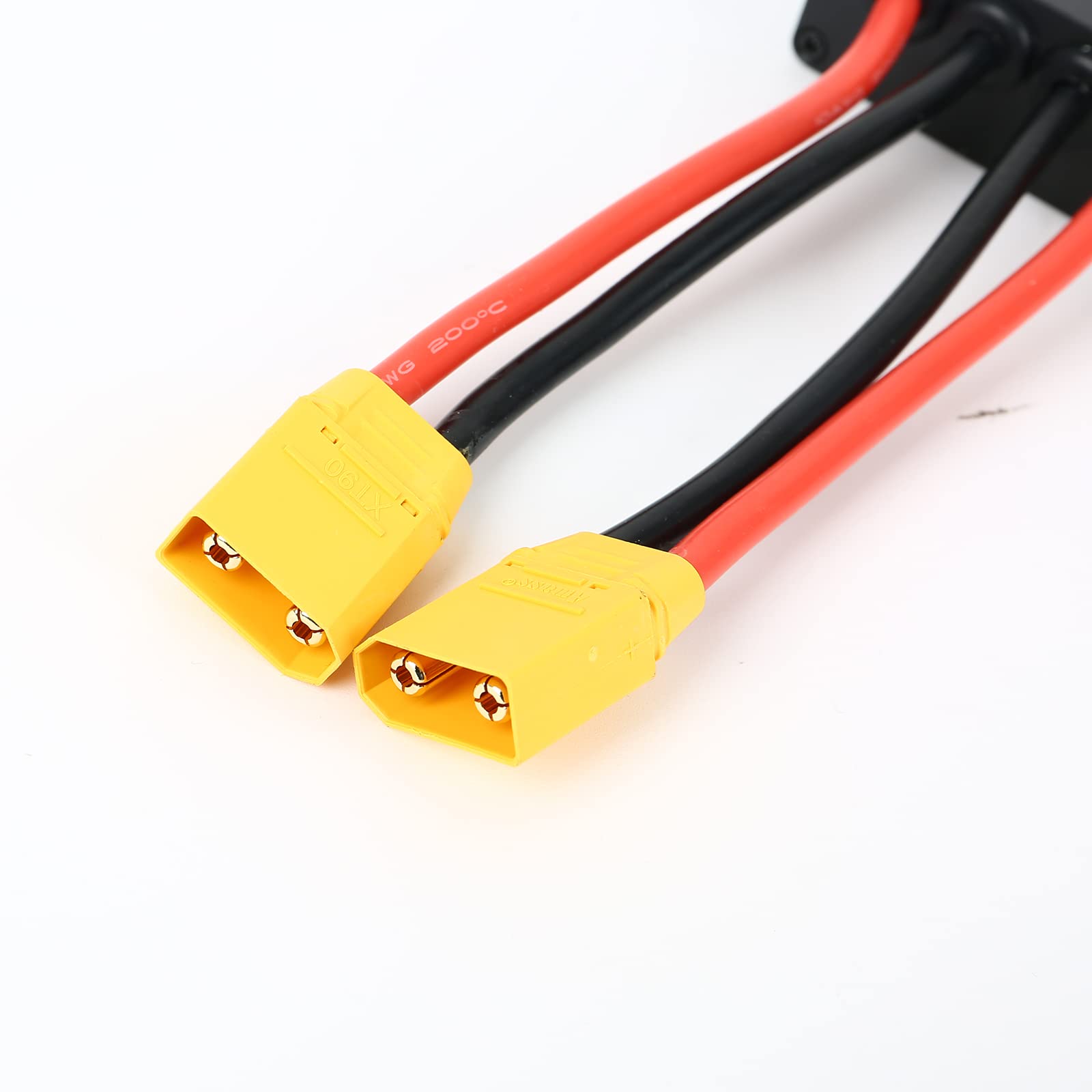 100A E-Bike Dual Battery Discharge Converter Dual Battery Pack Switch XT90 Connector Adapter for Increase Battery Capacity by Connecting Two Batteries in Parallel Equalization Module 24-72V DC