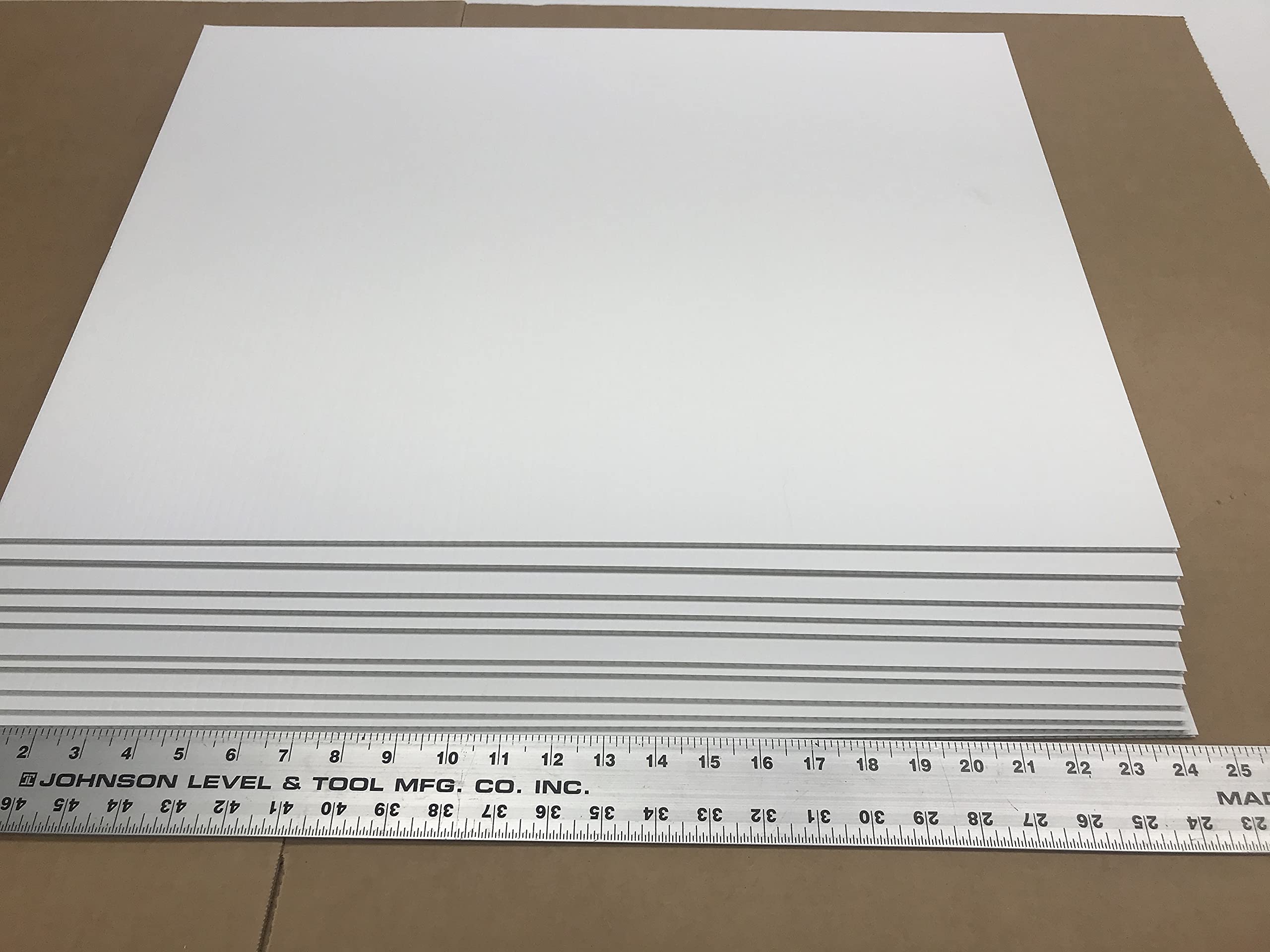Yard Signs 50 Pack, White Blank Signs 18 x 24 inch 4mm Corrugated Plastic Sign Board, Bundles of 50Pieces, Great for Advertising Any Events, Ship same Day (50SIGNS18X24)