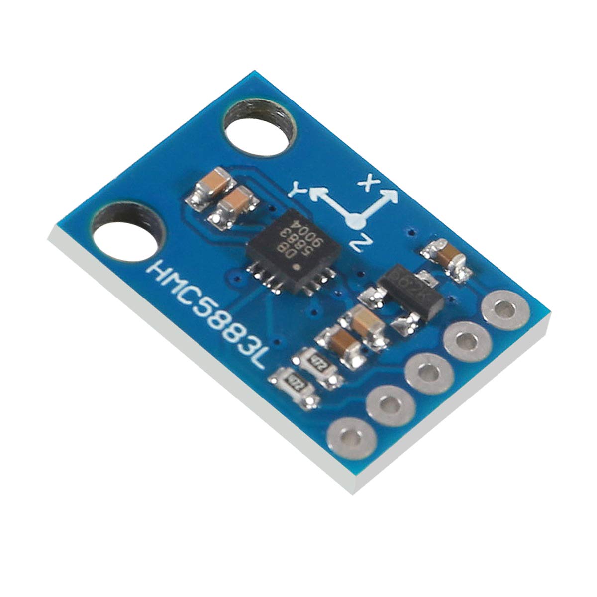 ACEIRMC 5pcs GY-273 QMC5883L 3-Axis Compass Magnetometer Sensor Board Module IIC/I2C for Arduino 3-5V Power High Accurancy
