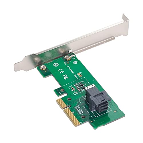Cablecc PCI-E 3.0 4.0 to SFF-8643 Card Adapter and U.2 U2 SFF-8639 NVME PCIe SSD Cable for Mainboard SSD