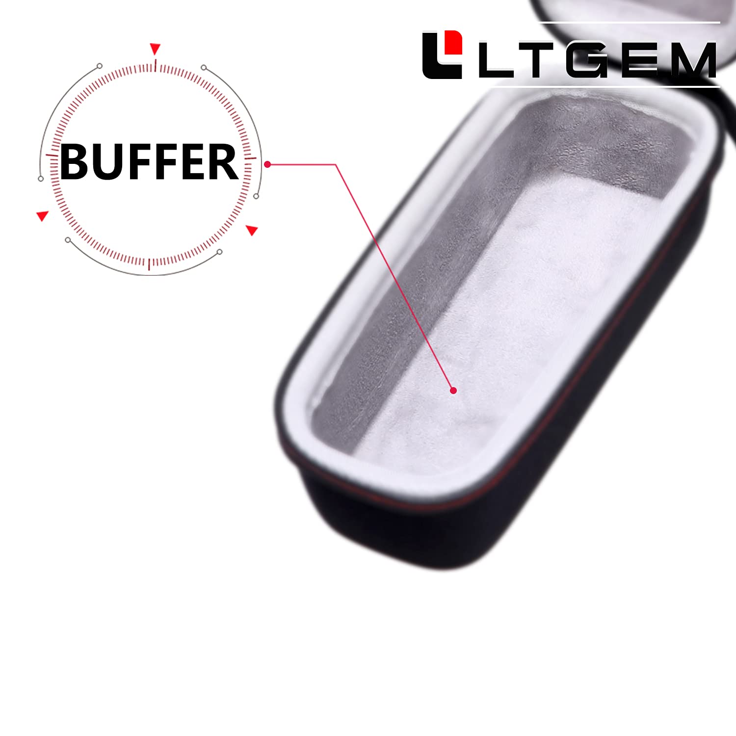 LTGEM Hard Storage Case for MANSCAPED™ Electric Groin Hair Trimmer, The Lawn Mower™ 3.0 4.0 Ultimate Male Hygiene Razor(Case Only)