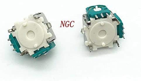 2 pcs 3D Analog Joystick Thumb Stick for NGC Gamecube Controller Replacement