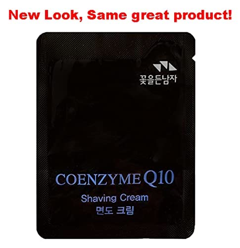 3ml x 100 Men Shaving Cream Sachet Travel Size Single Use Grooming Coenzyme Q10