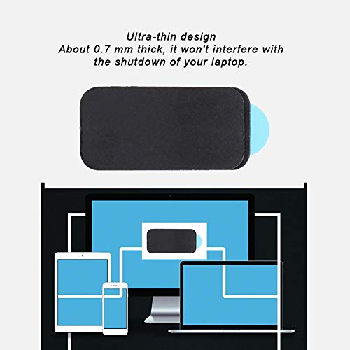 QIRG Web Camera Cover, Anti-peep Protection Security Laptop Camera Cover Plastic for Laptops for Smartphones for Desktops for Tablets(Black)
