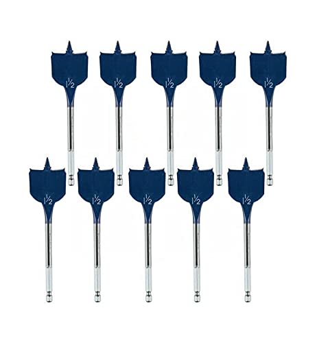 Bosh 10 Pack of 1-1/2 in. x 6 in. Daredevil Spade Bits (Bulk) # DSB1021B-10PK