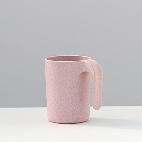 XUL Toothbrushing Cup, Bathroom Fresh and Simple, mouthwash Cup, Couples toothbrushing Cup, wash Cup, Plastic Toothbrush Cup, Water Cup (Color : Pink)