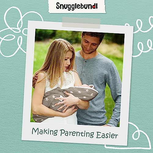 Snugglebundl – Move Without Waking | Organic Cotton | Best Baby Travel System | Elective C-Section (Baby Bumble, Lightweight, Baby Haze)