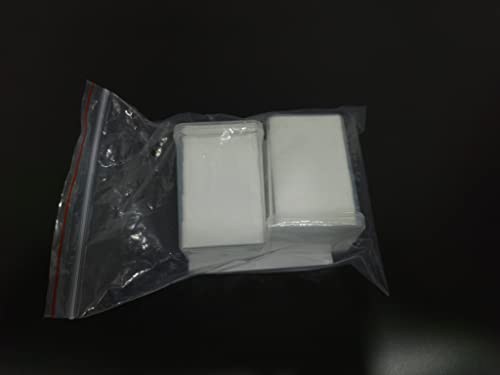 400 PCS Lash Extension Glue Wipes EBANKU Lint Free Glue Cleaning Cotton Pads for Eyelash Extensions Non Woven Nail Polish Remover Wipe Supplies - White