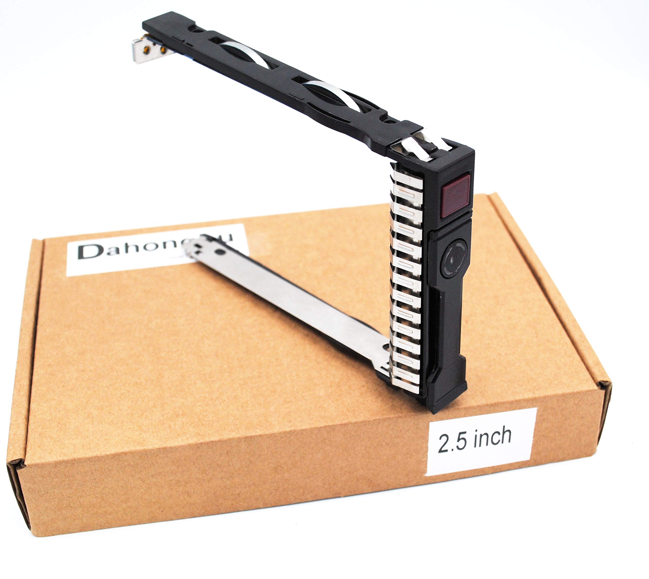2.5" SFF SAS SATA SSD Hard Drive Carrier Tray Caddy 651687-001 651699-001 for HP Proliant ML350 DL360p DL380P DL160 Gen8 G8 Gen9 G9 with 4 Mounting Screws