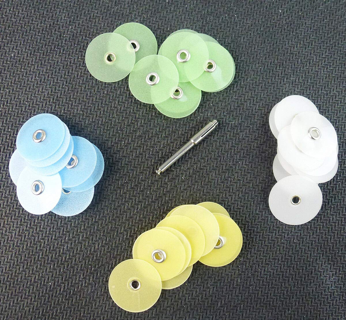 40Dental Composite Finishing Polishing Disc Universal Kit Metal Bush Easyinsmile (10MM)