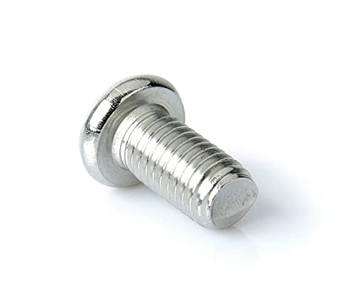 LuiQiuFa50Pcs M4x8mm Machine Screws Pan Phillips Cross Head Screw 304 Stainless Steel Fasteners Bolts