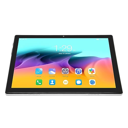 10.1 Inch Tablet, Tab M10 8800mAh Tablet Dual SIM Dual Standby 8MP 13MP for Work (White)