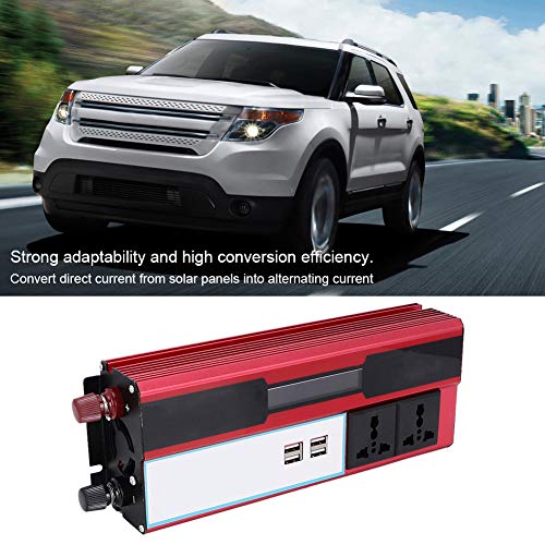 10Pcs Sinus Solar 4000W-220‑240V Pure Sine Wave Battery Converter 4000W Car Power Inverter Solar Power Inverter Wave Digital Display Phone 4 USB Charger