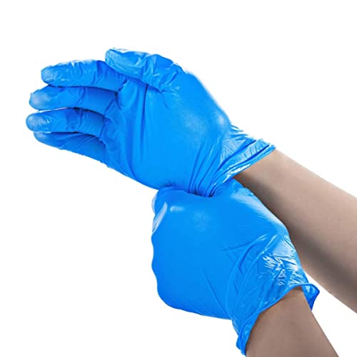 Basic Medical Synmax Vinyl Exam Gloves - Latex-Free & Powder-Free - Medium, BMPF-3002(Case of 1,000)
