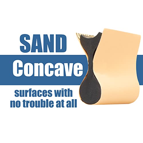 11 Piece 21 Profile Contour and Angle Sanding Grip Pack for Sanding Inside and Outside Angles Beads Corners Flutes Sign Lettering Ceramics Molding Plastic Auto Body Marine Wood and Around The Home