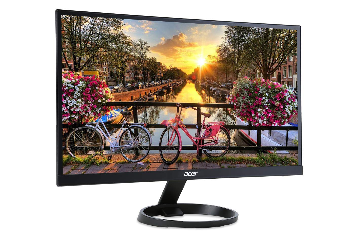 Acer R221Q Bbix 21.5" Full HD (1920 x 1080) IPS Ultra-Thin Edge-to-Edge Zero-Frame Monitor with AMD FreeSync Technology, 1ms VRB, (HDMI & VGA Ports)