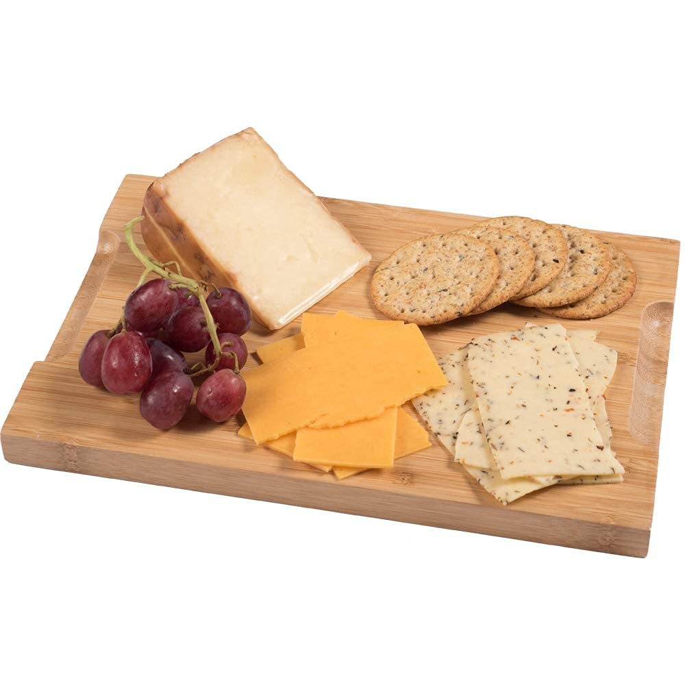 Masterpiece Knife Set Bundled With Slice Bright Bamboo Cutting Boards 3 Set